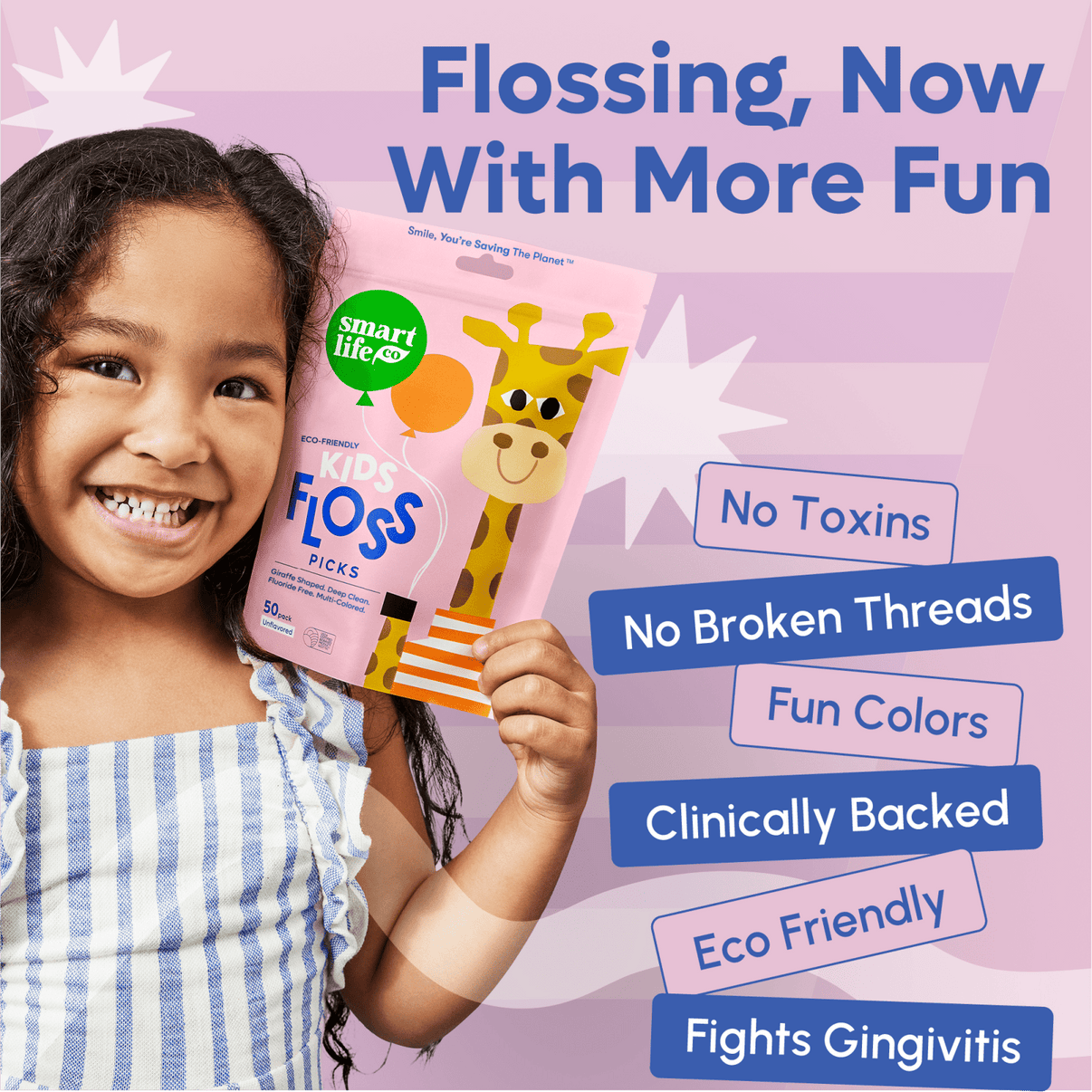 Kids Flossers - Unflavored – SmartLifeco