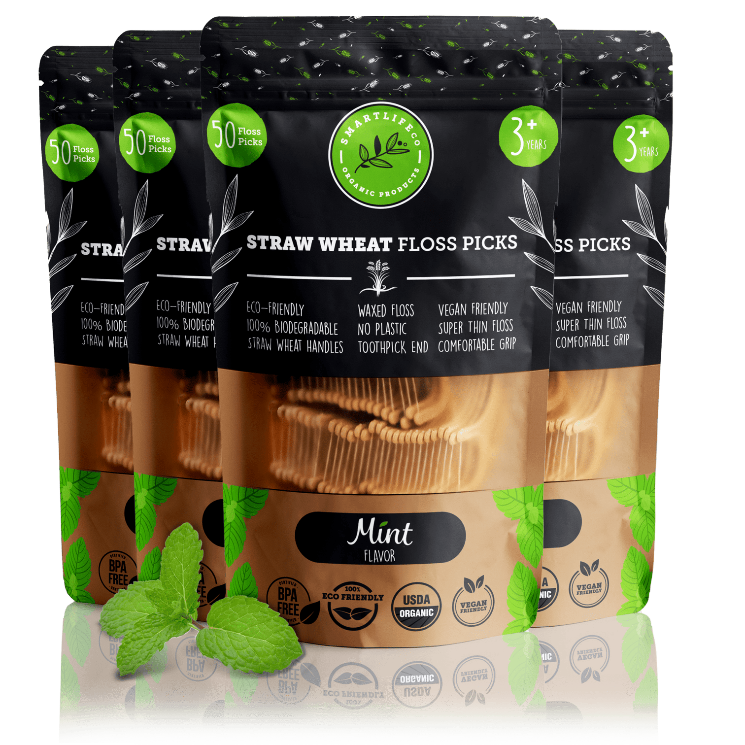 Biodegradable Dental Floss Picks - SmartLifeco