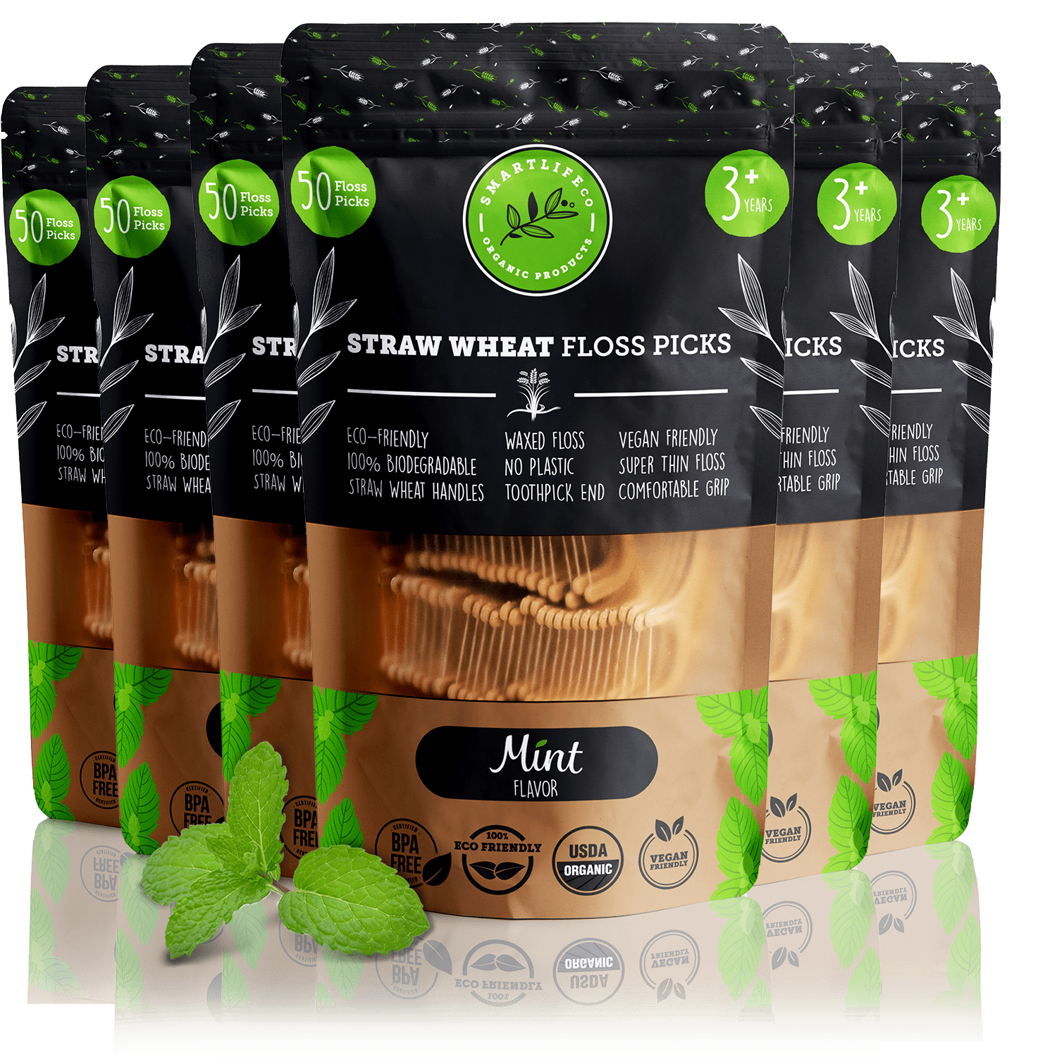 Biodegradable Dental Floss Picks - SmartLifeco