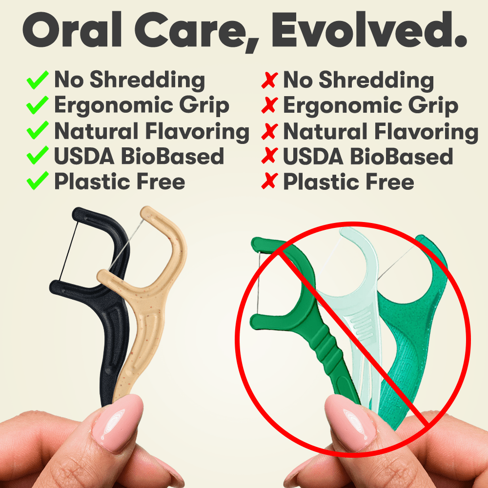Biodegradable Dental Floss Picks - SmartLifeco