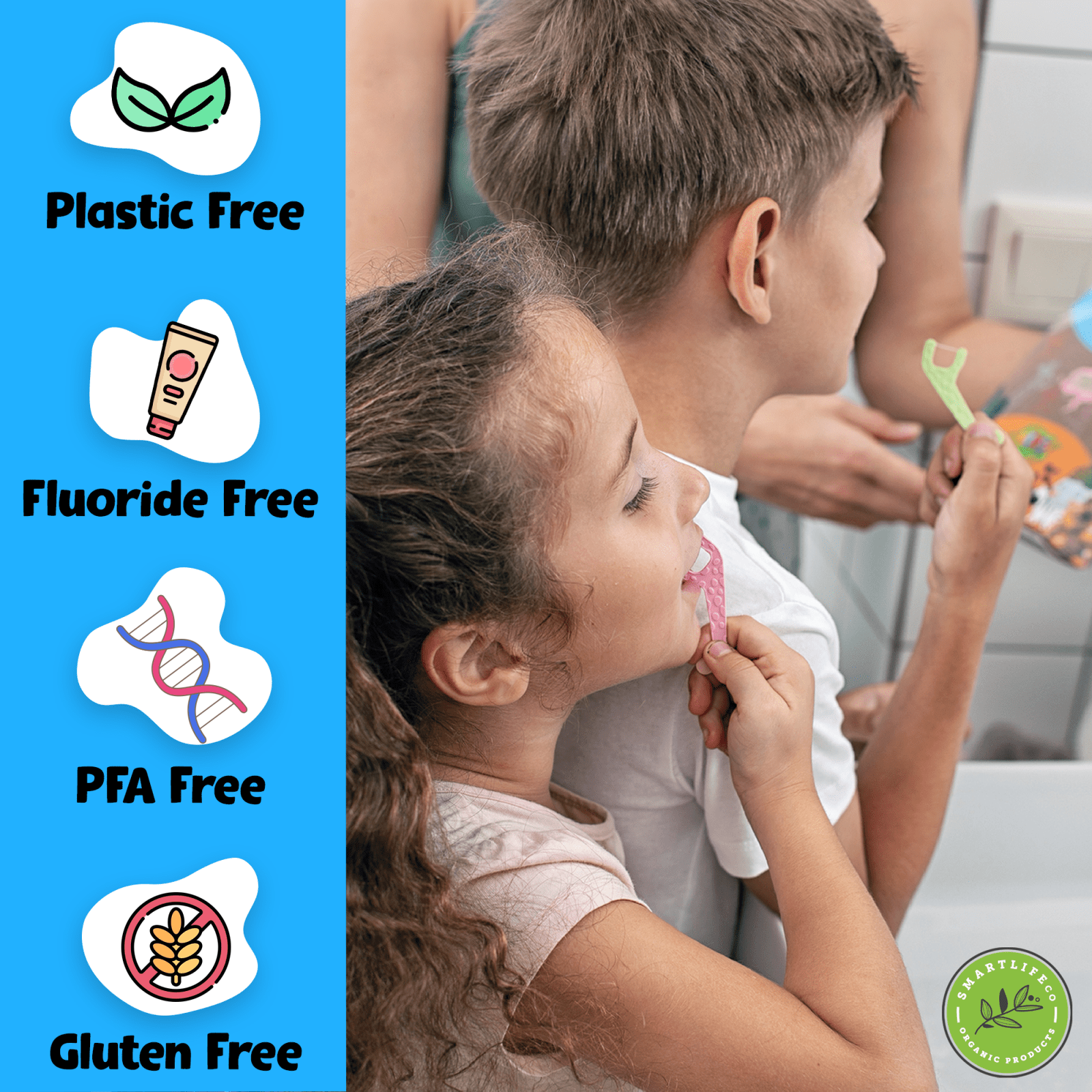 Biodegradable Kids Flossers - Unflavored – SmartLifeco