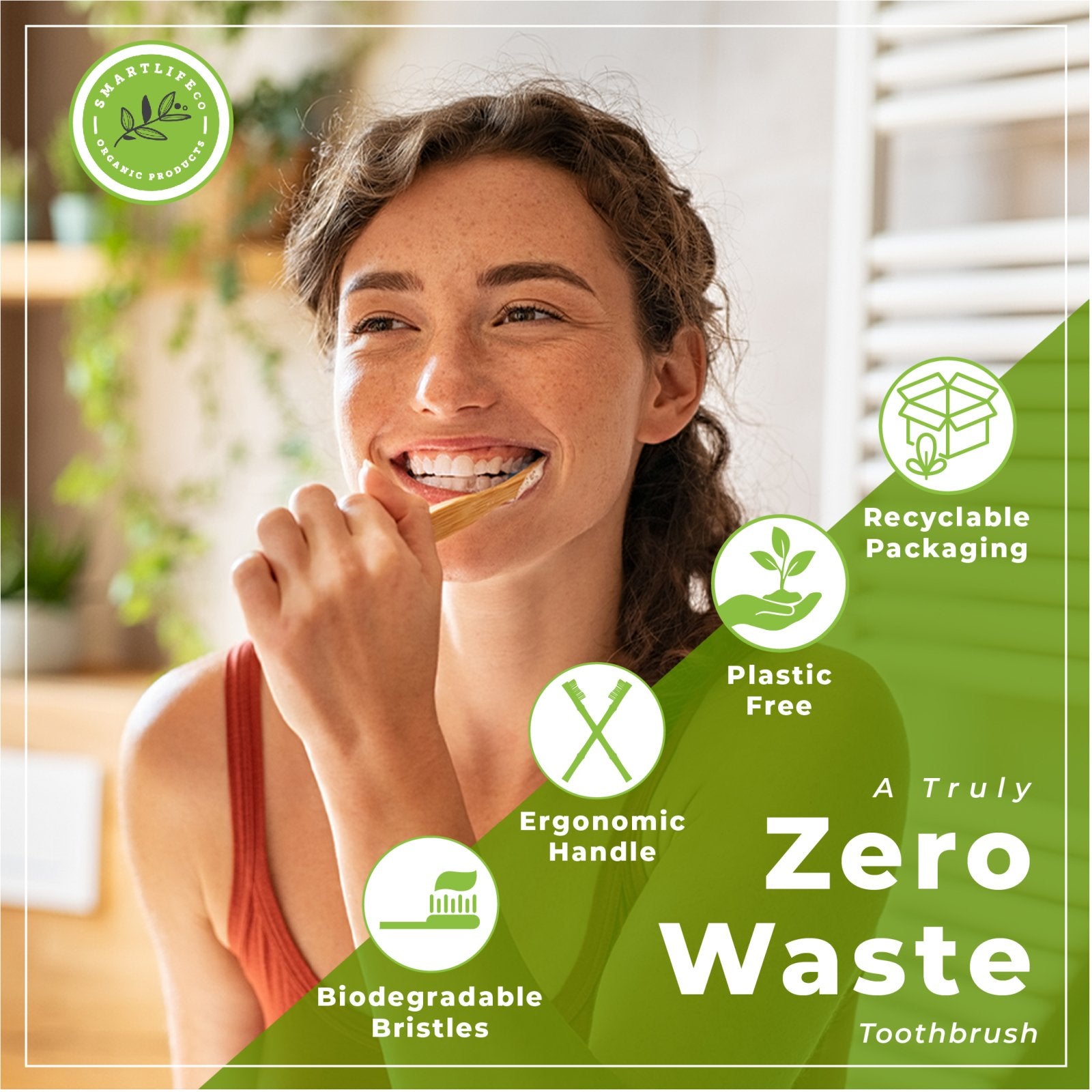 Charcoal Bamboo Toothbrushes – SmartLifeco Charcoal Bamboo Toothbrushes – SmartLifeco